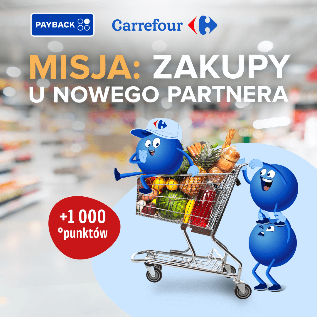 Najnowsza gazetka promocyjna Carrefour - kupuj z PAYBACK i zbieraj punkty